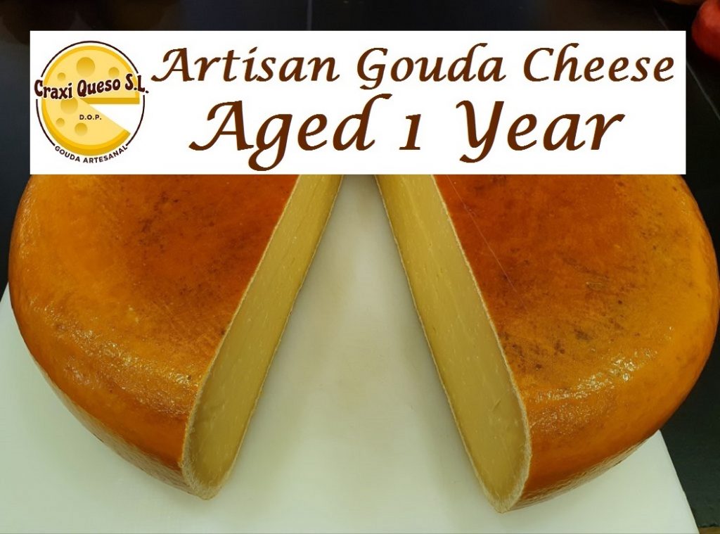 Gouda Cheese Wheel - Raw Milk (cow) Cheese - Gouda Cheese